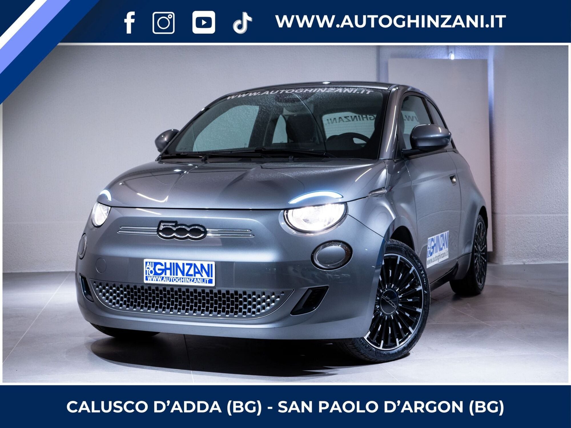 Vendo Fiat 500 Cabrio e Cabrio 42 kWh Icon nuova a San Paolo d'Argon ...