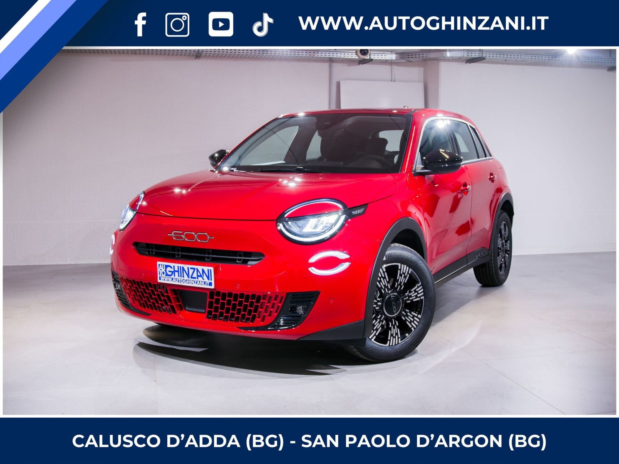 Vendo Fiat 600 1.2 hybrid Icon 110cv auto nuova a San Paolo d'Argon ...